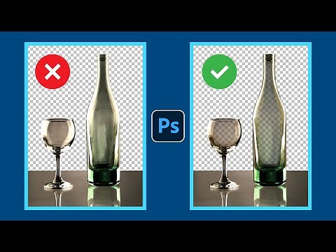 How to Remove Background from Transparent Objects in Photoshop