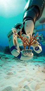 3D Printed Coral? The Future of Marine Biology is Here! 🤖 #shorts #trending