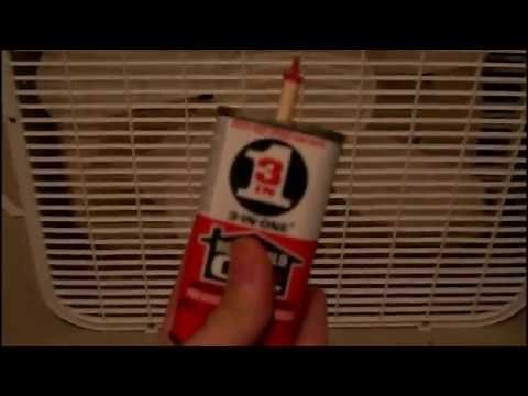 fixing box fan problems. (BAD creaking sound, nearly ceased, immediate stop upon turnoff.)