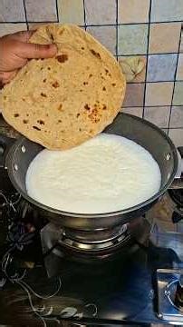 Leftover Roti Dessert Recipe | Milk & Roti Energy Booster Sweet