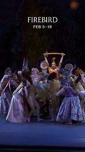 Dressed in Marc Chagall's exquisite sets and costumes, the captivating Firebird returns this winter. Dive into this mysterious world on All Balanchine II, FEB 5–18. | New York City Ballet