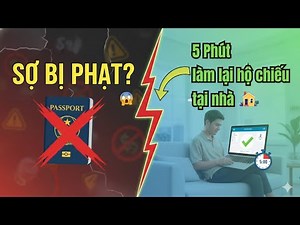 Afraid of being fined for losing your passport? Renew it online at home in 5 minutes!