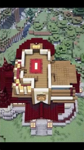 I Built an Aries Zodiac House in Minecraft ♈🔥 #minecraft #minecraftshorts #minecraftbuilding #gaming