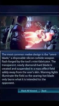 Mass Effect 3 Omni Tool Weapons #masseffectlegendaryedition #lore #calming #shorts