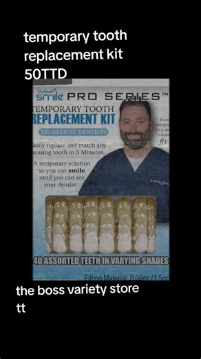 Temporary Tooth Replacement Kit for Quick Fixes
