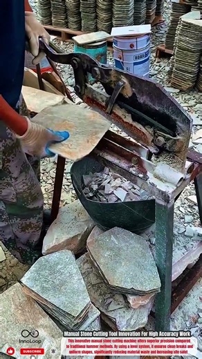 Manual Stone Cutting Tool Innovation For High Accuracy Work