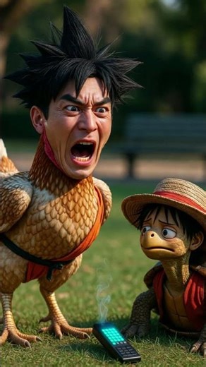 Goku & Luffy Found a Remote… Worst Mistake 😂