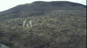 Kaokoland grassland savannah in Namibia, 4K aerial landscape