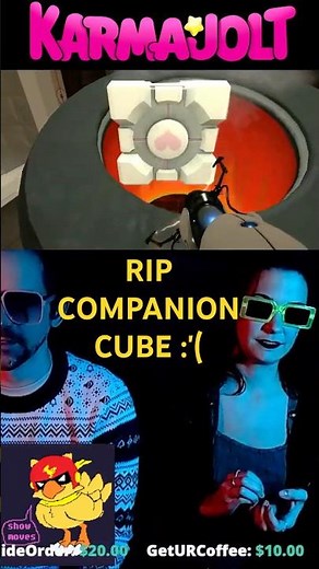 In Solidarity With Companion Cube