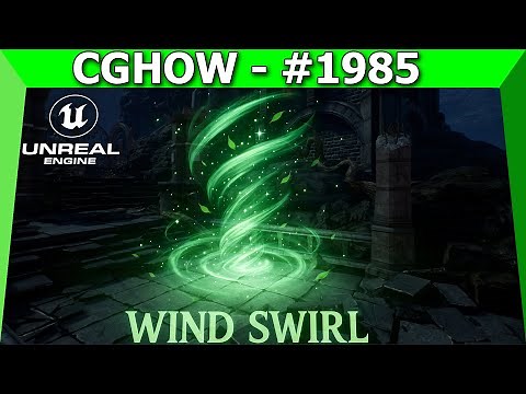 Unreal Engine 5 Niagara - Wind Swirl VFX Tutorial for beginner