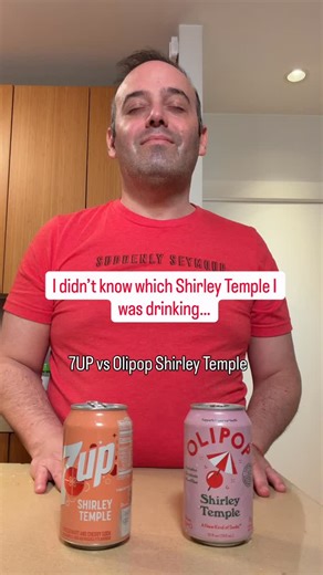 Blind taste test time 👀🥤 Classic Shirley Temple made with 7UP vs Shirley Temple made with Olipop — but I’m not telling you which one wins. You’ll have to watch to see which drink I choose 👀🍒✨ #BlindTasteTest #ShirleyTemple #DrinkTok #MocktailVibes #TasteTestChallenge | Chop Happy