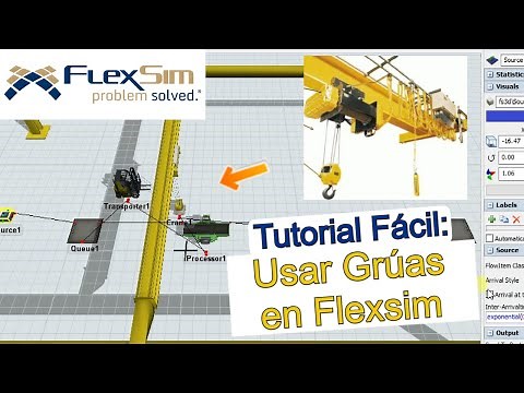 TUTORIAL #10 FLEXSIM 2025: How to AUTOMATE Product Transportation in PRODUCTION Models