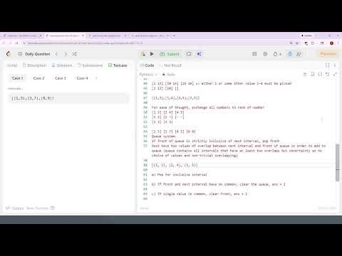 757. Set Intersection Size At Least Two [Hard] | Leetcode Daily | 11-20-25