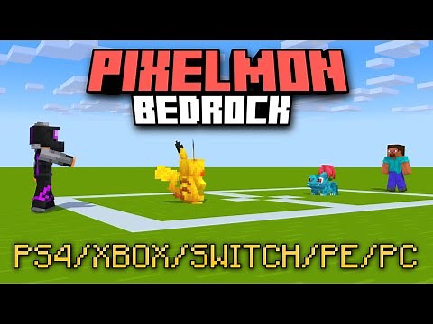 AVOIR UN MOD PIXELMON SUR MINECRAFT BEDROCK !!! (PS4, XBOX, SWITCH, PC, PE)