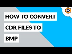 How to Convert CorelDRAW CDR to BMP ?