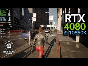 Matrix Awakens City Demo in UNREAL ENGINE 5 | RTX 4080 | 4K