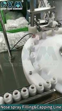 How to automate nose spray filling and capping efficiently?