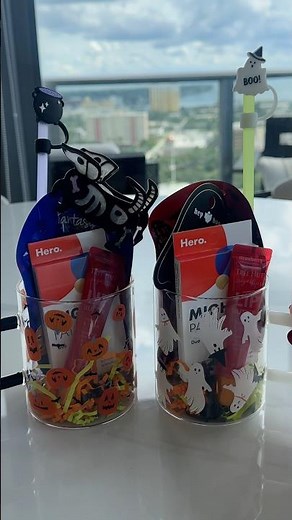 *ASMR* MINI BOO BASKETS! #asmr #gifts #mugs #halloween #fall #giftideas #boobasket