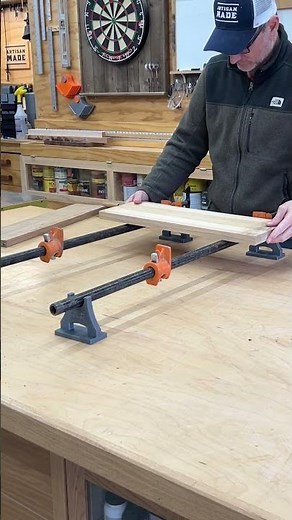 3D Printed Pipe Clamp Support / 3D Printed tools for woodworking / #workshop #woodworker #woodworks