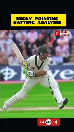 Ricky Ponting’s Secret Batting Technique 🔥 | Straight & Clean Shots 🏏 #Cricket