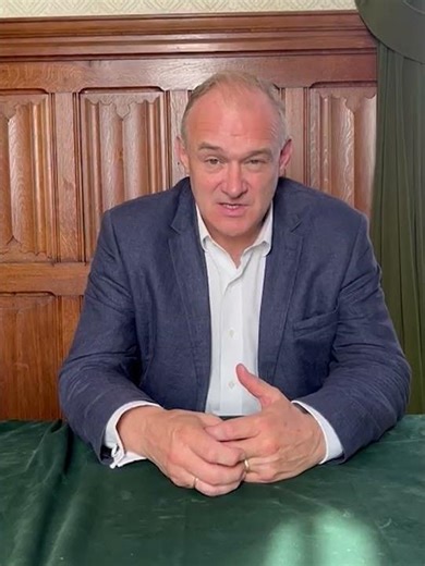 Ed Davey has pitched for unhappy Tories to defect the Lib Dems