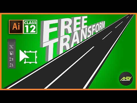 Adobe Illustrator Tutorial Free Transform Tool For Beginner in Hindi