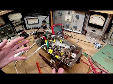 Classic Addison 5 Tube Radio Video #13 - More Hum Reduction