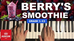 Berry's Smoothie (FULL Piano Tutorial) | ABRSM 2025 & 2026 - Grade 1 Piano Exam - C3 Get the sheet music to this Grade 1 ABRSM version of "Berry's Smoothie" by Nikki Yeoh here: https://amzn.to/3YLHjVL | AmosDoll Music