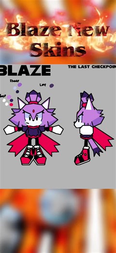 Blaze New Skin Reveal #sonicexethelastcheckpoint #roblox #sonicexe