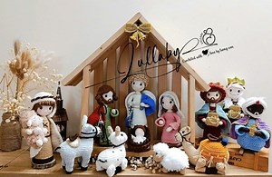 Handmade Crochet Nativity Set – Christian Christmas Decor - Etsy