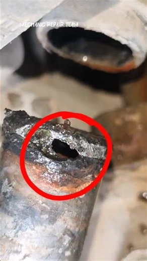 The Hidden Rust in Rear Coolant Pipe?😊👍 #shorts