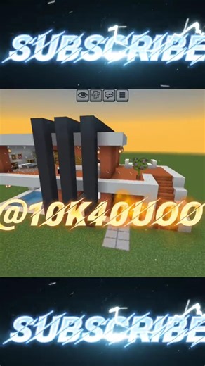 Minecraft build modern house