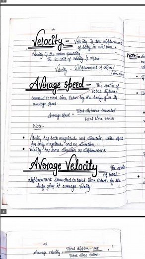 Motion | Class 9th physics chapter 1 | Handwritten notes with Pdf | #notes
