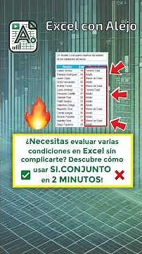 Domina SI.CONJUNTO en Excel en MINUTOS! 🚀📊