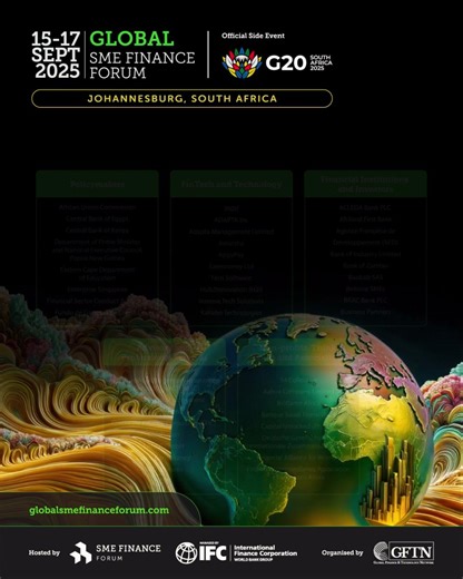 The 2025 Global SME Finance Forum will bring together leading...