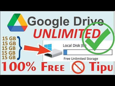 CARA MEMBUAT GOOGLE DRIVE TANPA BATAS (100% aman & gratis)