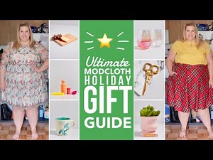 ModCloth Plus Size Haul, Gift Guide + Giveaway
