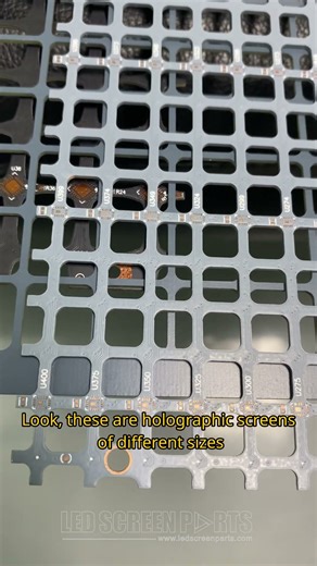 Comparison of modules with different lamp bead spacing