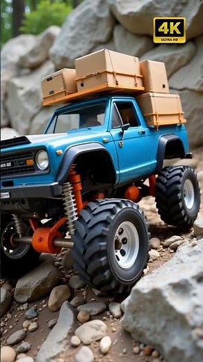 Scrap to Summit! Recycled DIY RC Truck Climbs EPIC Rocky Slope #DIYRC