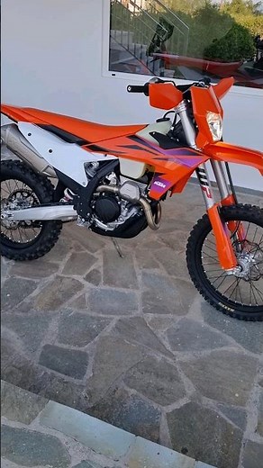 KTM 250 EXC-F 2024 with full Akrapovic exhaust