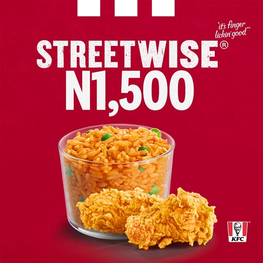 582 reactions · 7 comments | Streetwise For N1,500 Spicy Zinger Wings + tasty rice = happiness for just N1,500  Go to a KFC near you to enjoy this combo today Who’s in? #StreetwiseMeal #KFCNaija | KFC | Facebook