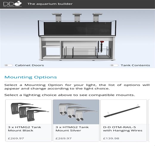Introducing The Aquarium Builder from D-D The Aquarium Solution! Using our innovative aquarium builder you can design your perfect salt or freshwater aquarium! Design yours here: https://bit.ly/3Jv3Ddi | D-D The Aquarium Solution