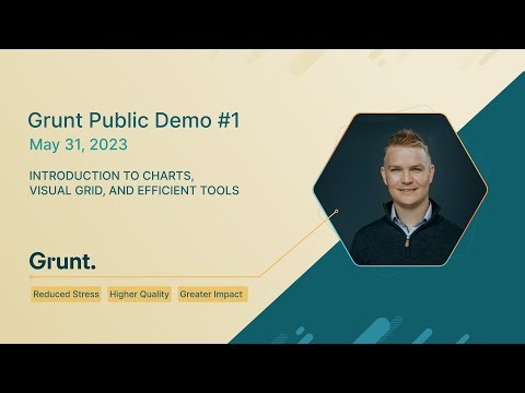 Grunt Introduction to Charts, Visual Grid, and Efficiency Tools