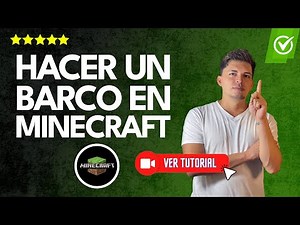 ¿Cómo HACER un BARCO o BOTE en Minecraft? - ⛴Navega rápido y seguro✅
