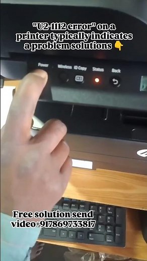 HP Laser MFP 323d U2-1112 Error Solution | HP Printer Error Fix 2025 #HPLaserMFP323d #U21112Error