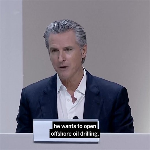 105K views · 5.4K reactions | During the United Nations climate summit on Tuesday, Gov. Gavin Newsom of California responded to President Trump’s proposal to allow new oil and gas drilling off the California coast, declaring it “dead on arrival.” Read more: https://nyti.ms/4nQkuJt | The New York Times | Facebook
