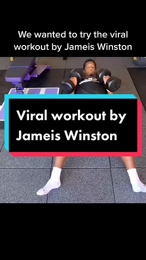 Trying the viral workout by Jameis Winston 💪🔥🤍 #terracore #jameiswinston #nfl #neworleanssaints #saints #workout #core