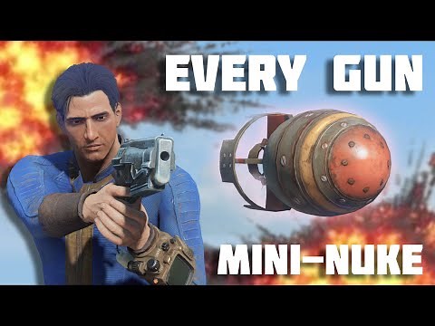 Fallout 4 But Every Gun Shoots Mini Nukes - BOS Ending