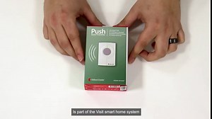 Bellman & Symfon Push Button Transmitter – Visit Smart Home System Component - Deaf and Hard of Hearing – Doorbell and Wearable Call Button Alert Device for Seniors with Hearing Loss Support