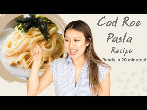 CREAMY Cod Roe Pasta Recipe